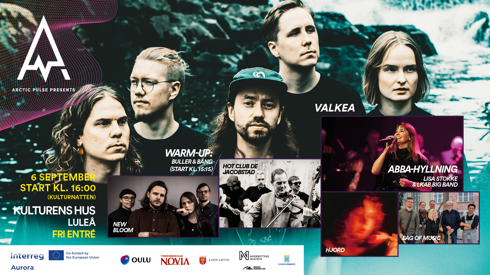 Arctic Pulse concert on Kulturnatten - Luleå 6 September 2025 ...